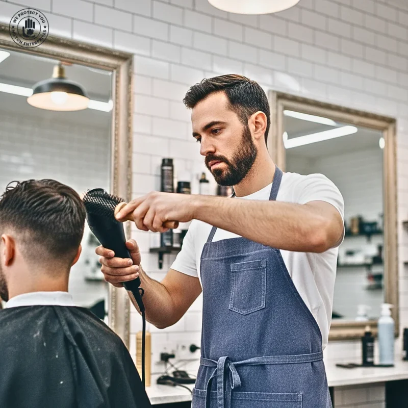Custom Barber Apron - Hilton Glove